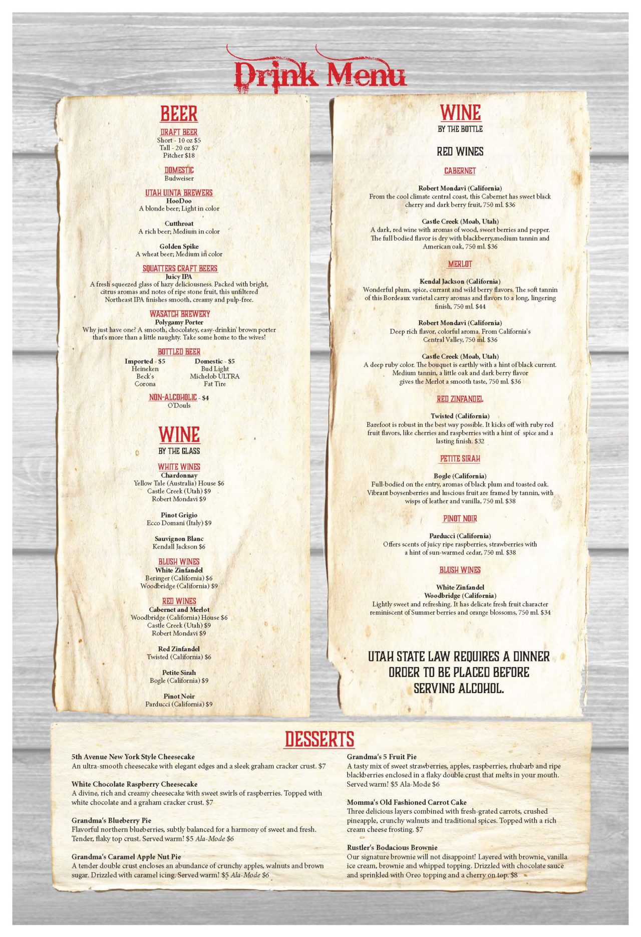 Breakfast, Lunch & Dinner in Bryce Canyon UT | Rustlers Restaurant